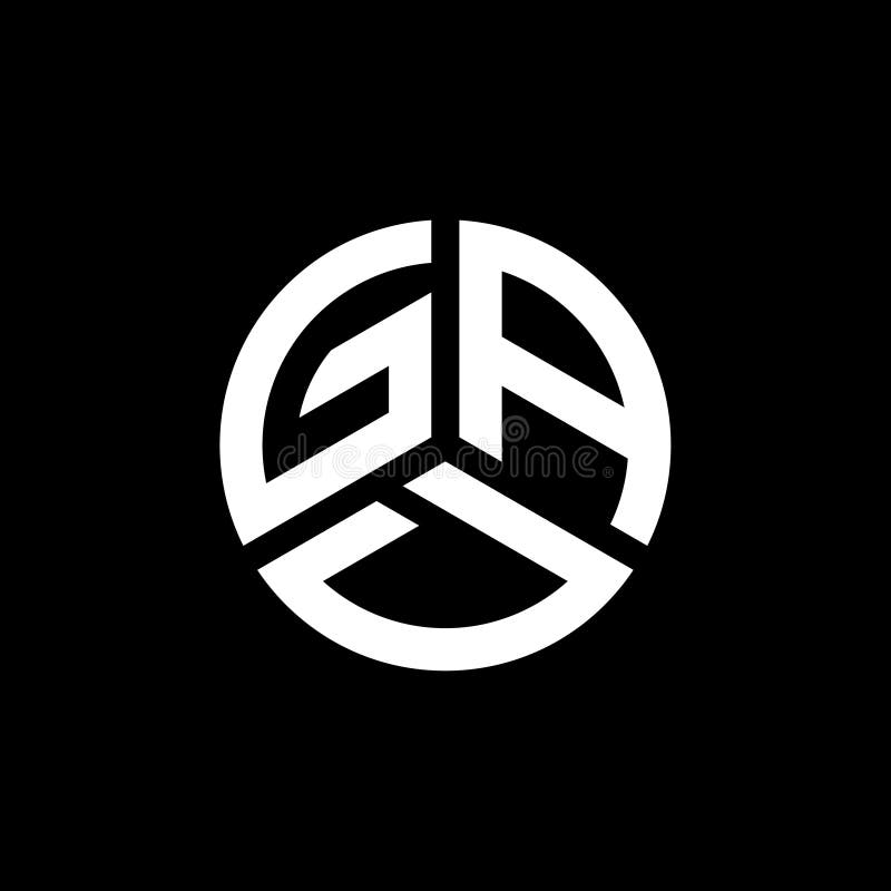 GAD Letter Logo Design on White Background. GAD Creative Initials ...