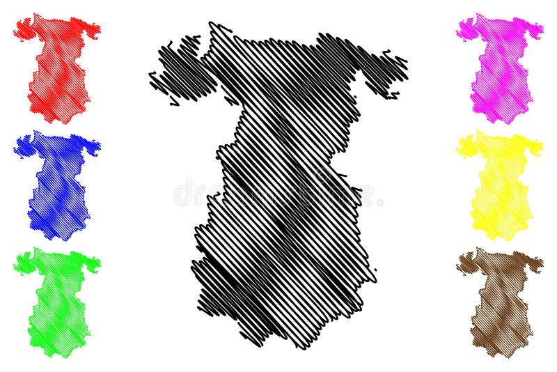 Gadag District Karnataka State, Republic of India, Belgaum Division Map ...
