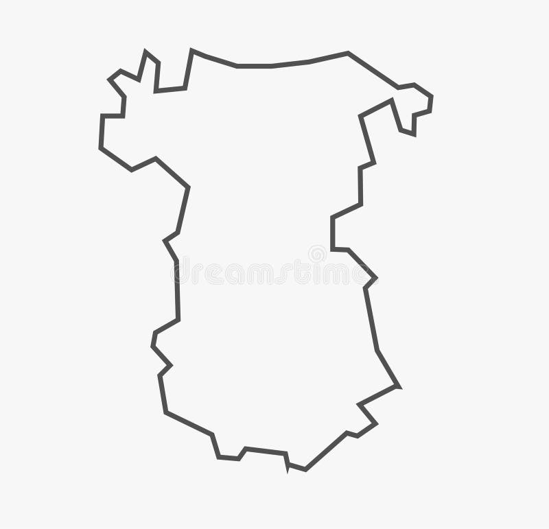 GADAG District Map Karnataka State India Stock Vector - Illustration of ...