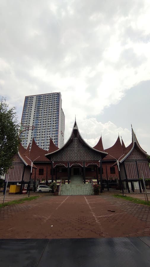 Gadang House Traditional Indonesian Stock Photo - Image of building ...