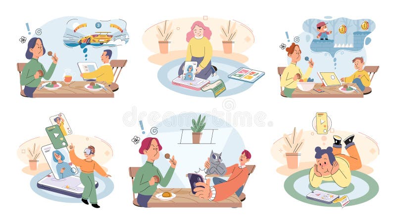 Gadget Addiction. Users Often Develop Virtual Connection To Their ...