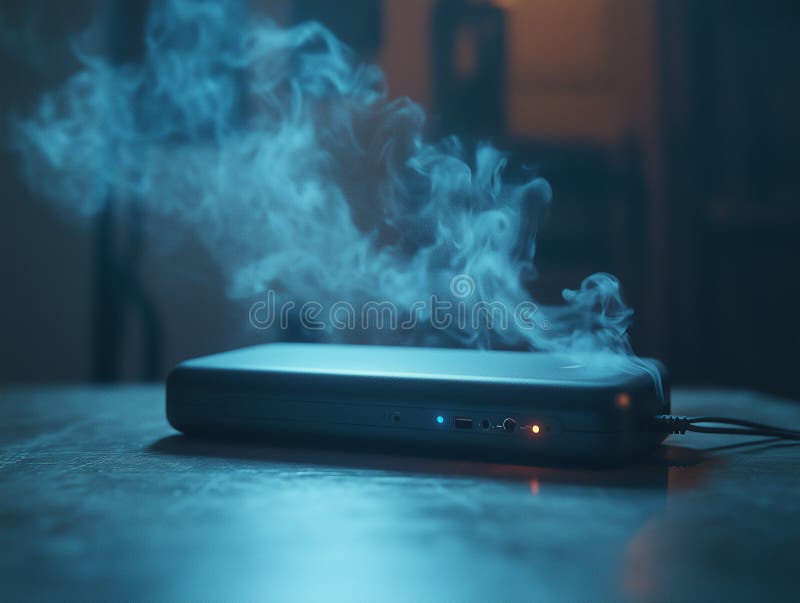 The Gadget Caught Smoke and Fire, the Power Bank is Lying in the Room ...
