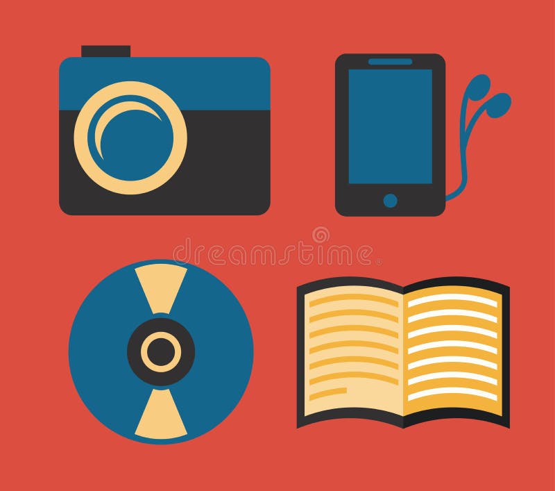 Gadget design stock vector. Illustration of click, communication - 38624818
