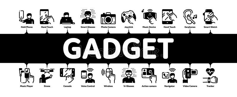 Gadget and Device Minimal Infographic Banner Vector Stock Vector ... Gadget and Device Minimal Infographic Banner Vector Stock Vector ...