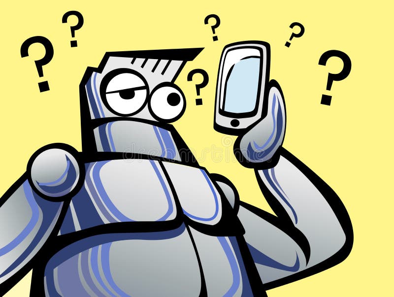 Gadget and Gizmo with Low Technology Robot Stock Vector - Illustration ...