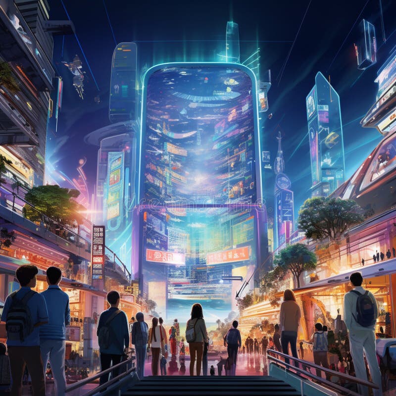 Gadget Gurus: Defining the Future of Tech Innovation Stock Photo ...