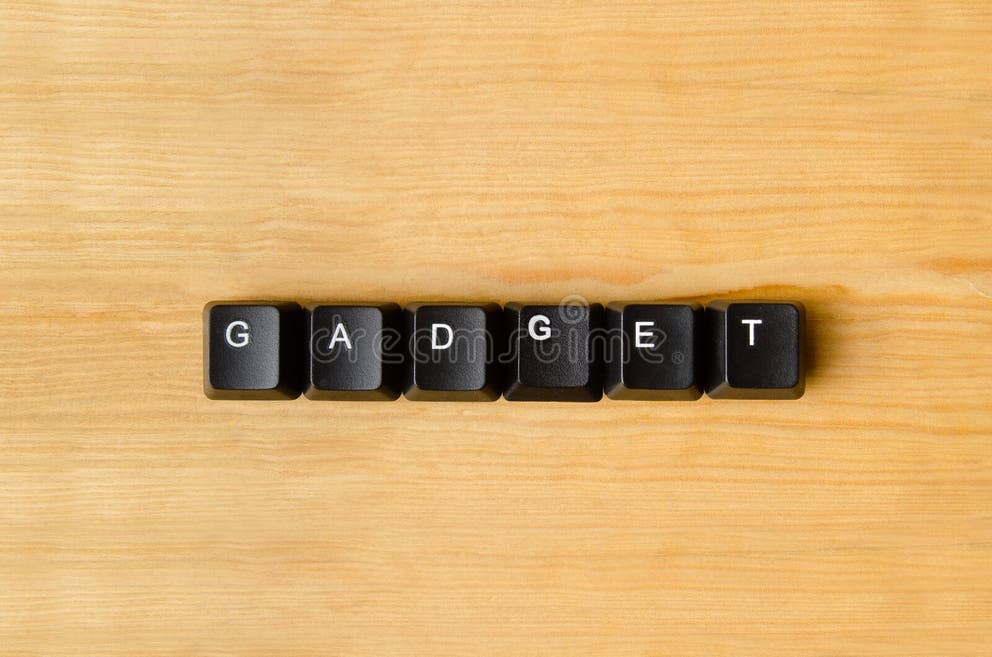 Gadget word stock image. Image of idea, typography, graphic - 96423157