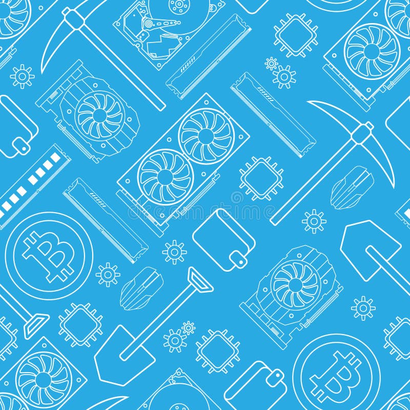 Gadgets and Devices Pattern Collection Stock Illustration ...