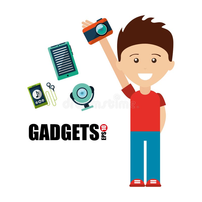 Gadgets technology design stock vector. Illustration of design - 64057346