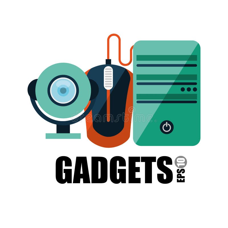 Gadgets technology design stock vector. Illustration of portable - 64057374