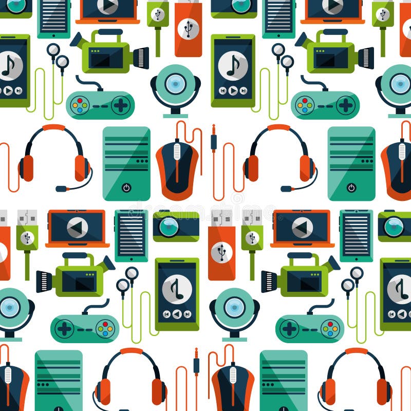 Gadgets technology design stock vector. Illustration of portable - 64057409