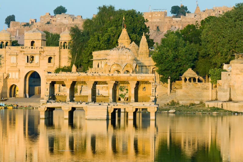 Gadi Sagar Gate stock image. Image of fortification, destination - 32867545