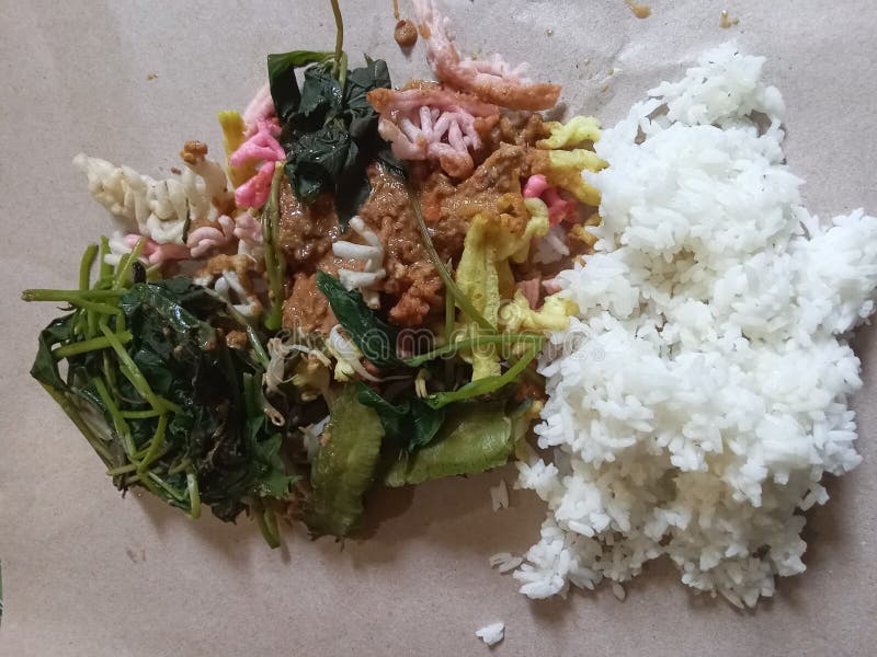 Gado Gado is Typical Indonesian Javanese Food Stock Image - Image of ...