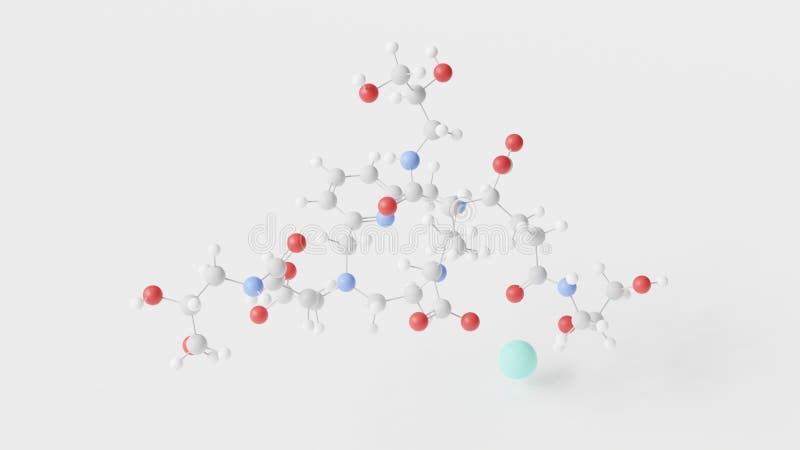 Gadopiclenol Molecule 3d, Molecular Structure, Ball and Stick Model ...