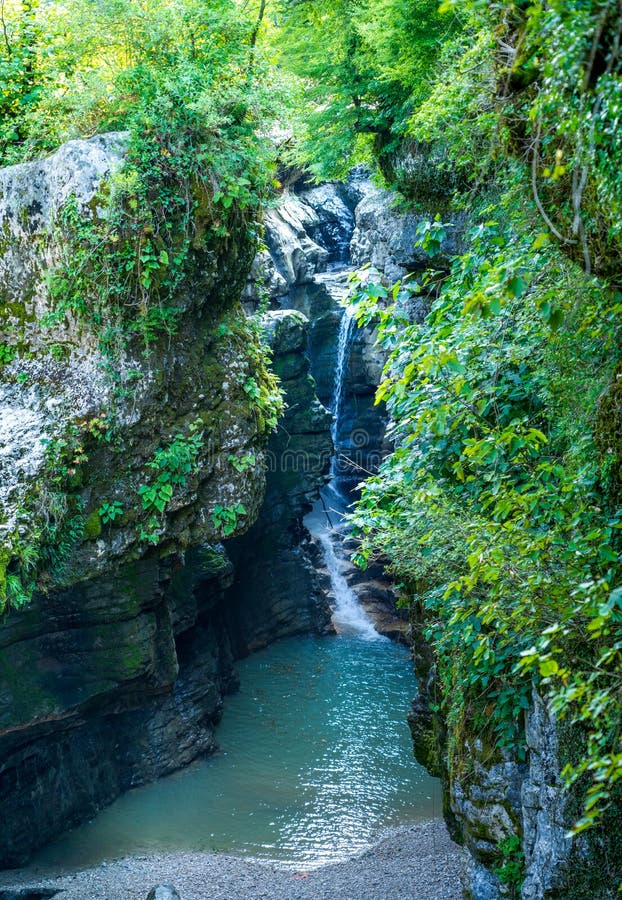 Formation of Mineral Water Deposits. Gaduri Mineral Spring Water ...