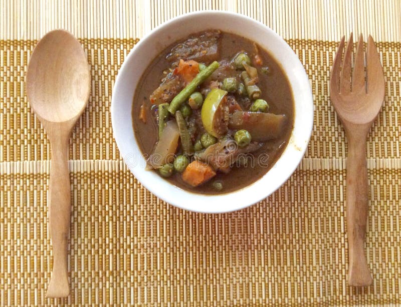 Gaeng Tai Pla with Vegetables Stock Photo - Image of fish, vegetables ...