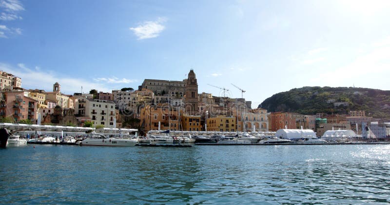 Landscape of Gaeta, Italy stock photo. Image of bright - 14945094