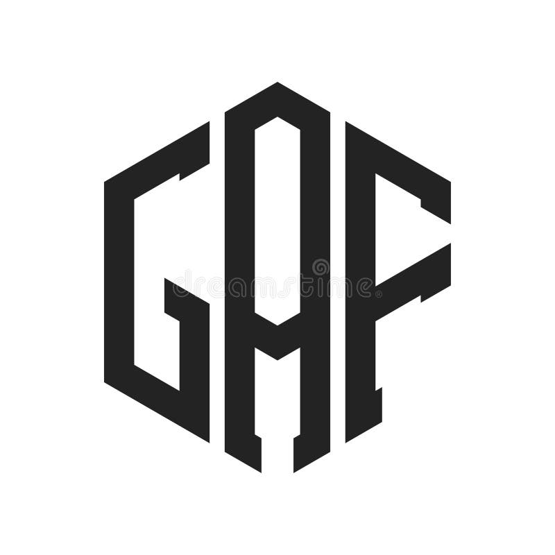 GAF Logo Design. Initial Letter GAF Monogram Logo Using Hexagon Shape ...