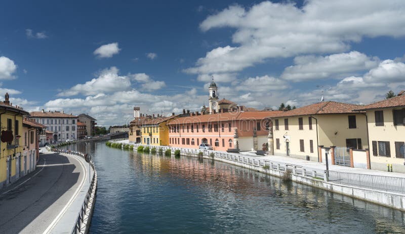 Gaggiano (Milano, Italia) immagine stock. Immagine di italia - 63684301