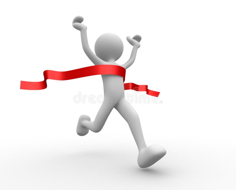 Gagnant illustration stock. Illustration du cuvette, course - 31899103