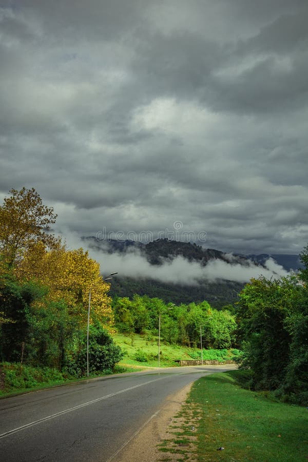 Gagra City Republic of Abkhazia Stock Image - Image of sand, stormy ...