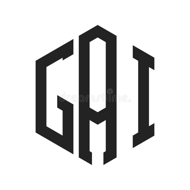 GAI Logo Design. Initial Letter GAI Monogram Logo Using Hexagon Shape ...