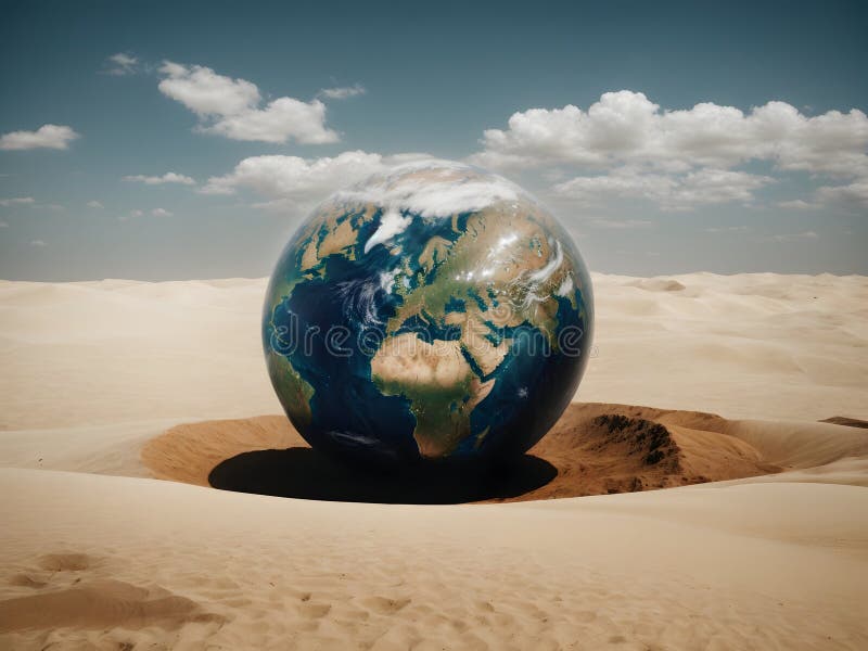 Gaia S Portrait: a Captivating View of Our Blue Planet Stock ...