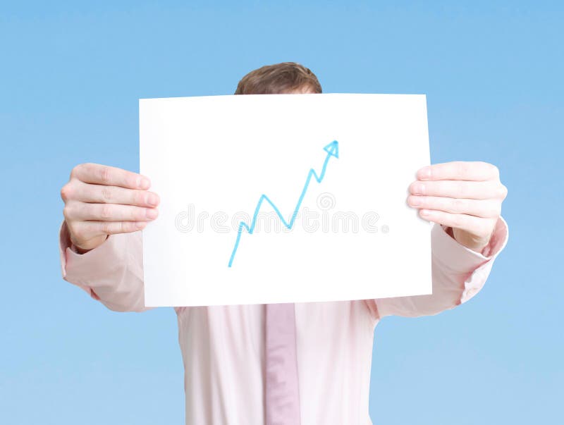 Gain photo stock. Image du lien, bénéfice, flèche, reprise - 14226408