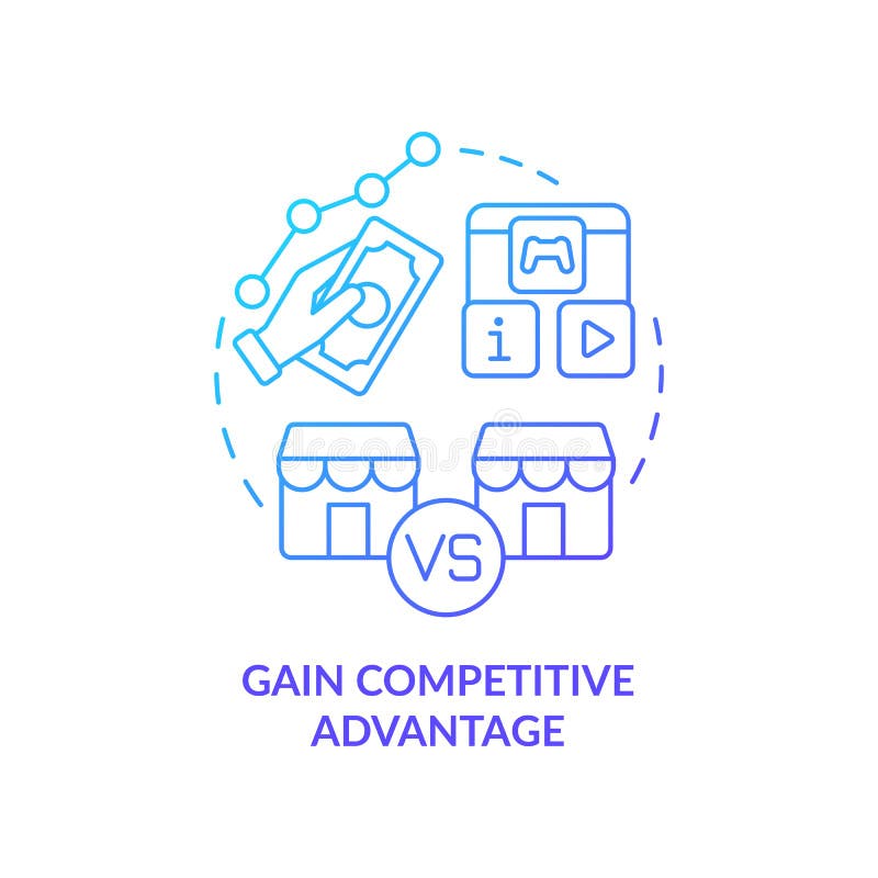 Competitive Advantage Blue Stock Illustrations – 749 Competitive ...
