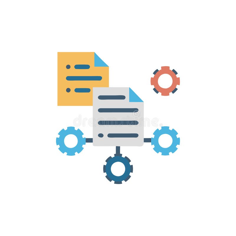 Master of the data stream stock illustration. Illustration of pink ...