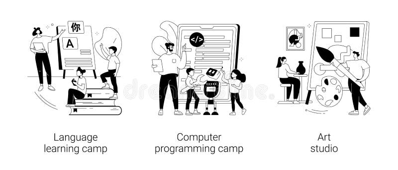 Gain Knowledge and Skills Abstract Concept Vector Illustrations. Stock ...