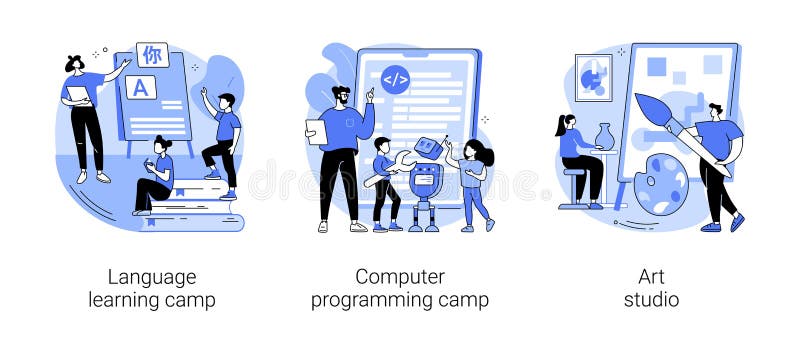 Gain Knowledge and Skills Abstract Concept Vector Illustrations. Stock ...