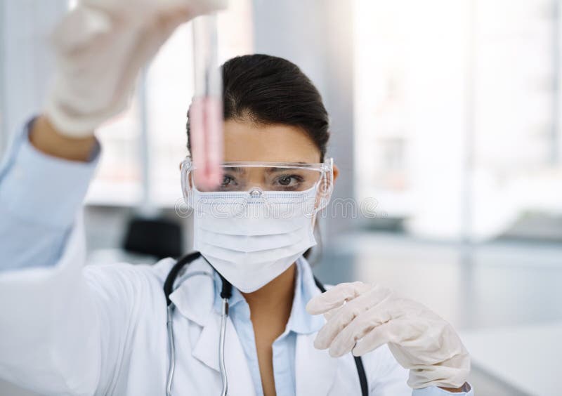 Gaining a Better Insight of the Sample. a Young Scientist Working in a ...