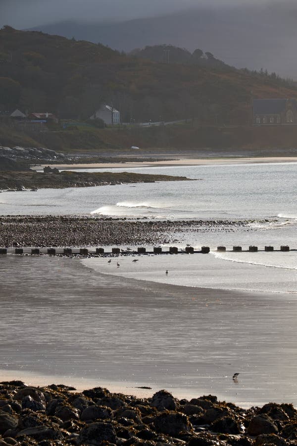 Gairloch Beach stock image. Image of scenery, wave, natural - 53953649