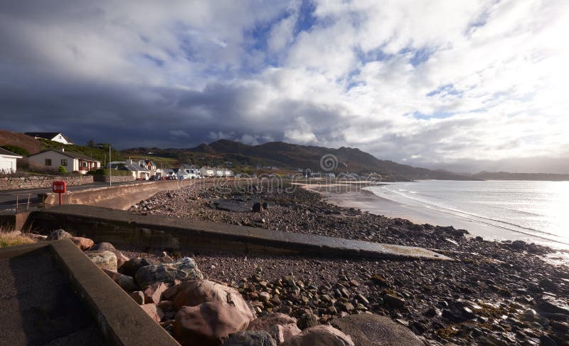 Gairloch Beach stock photo. Image of coast, pebble, outdoors - 53954536