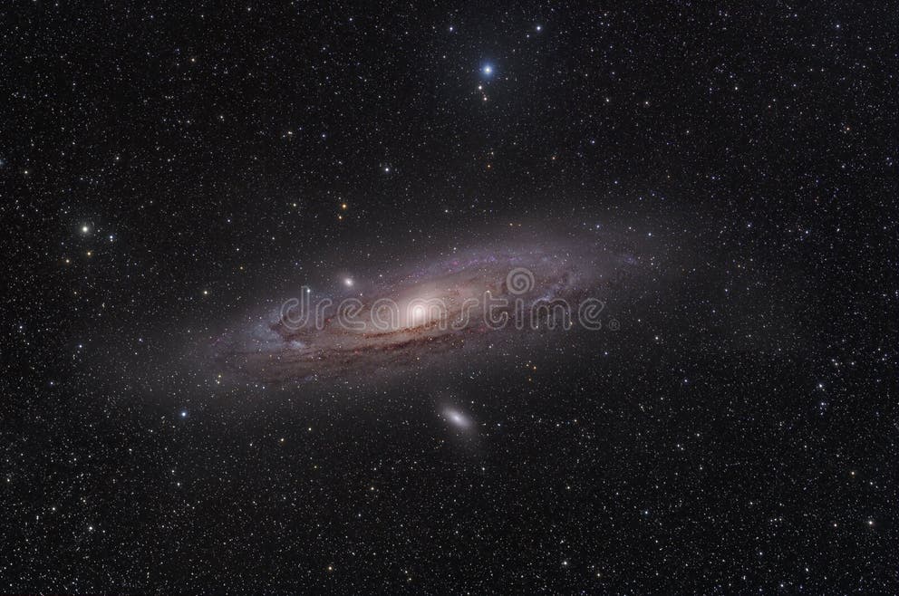 Galáxia do Andromeda foto de stock. Imagem de preto, astronomia - 23407268