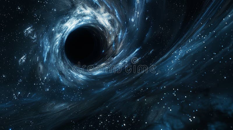 Galactic Alignment. Event Horizon Black Hole Visualization with ...