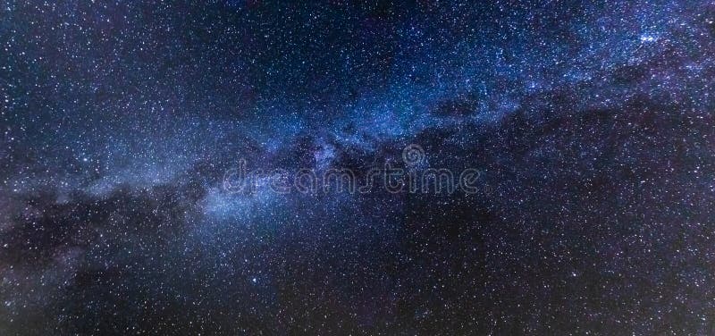 The Galactic Cloud of the Milky Way Stretching Across the Sky Stock ...