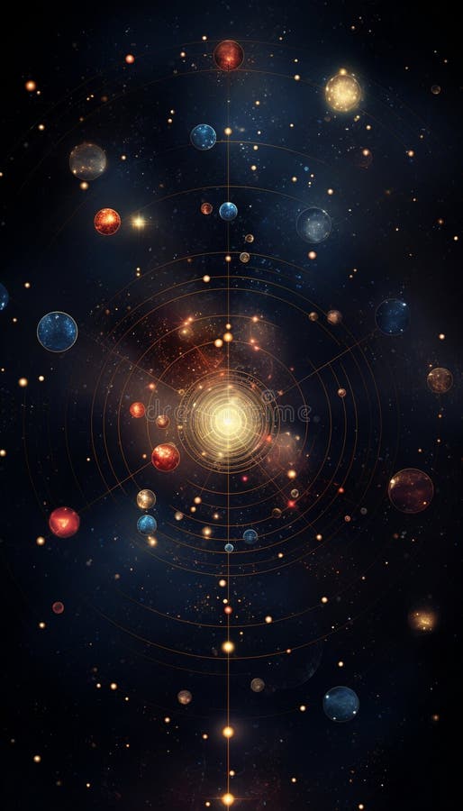 Galactic Constellations a Picture that Depicts the Con_009 Stock ...