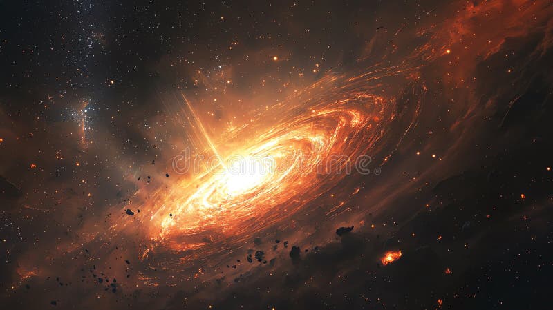 A Galactic Core Filled with Stars and Dark Matter, Pulling Light into ...