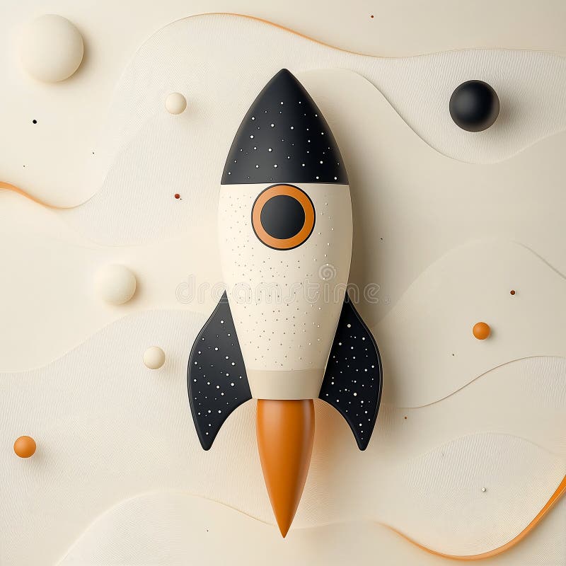 Galactic Delights: a Whimsical Showcase of Toy Rocket Ships and Stock ...