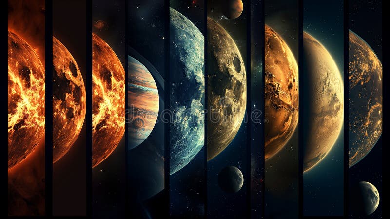 Galactic Landscape with Shining Stars Stock Illustration - Illustration ...