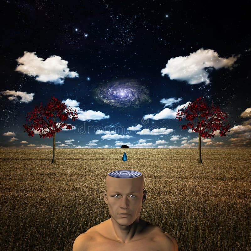 Galactic Mind stock illustration. Illustration of bizarre - 12083886