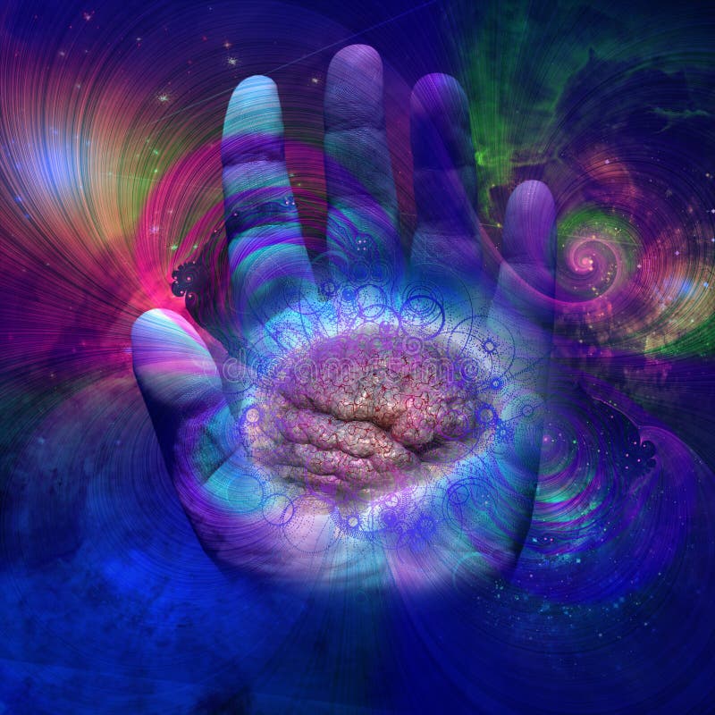 Galactic Mind stock illustration. Illustration of create - 42453972