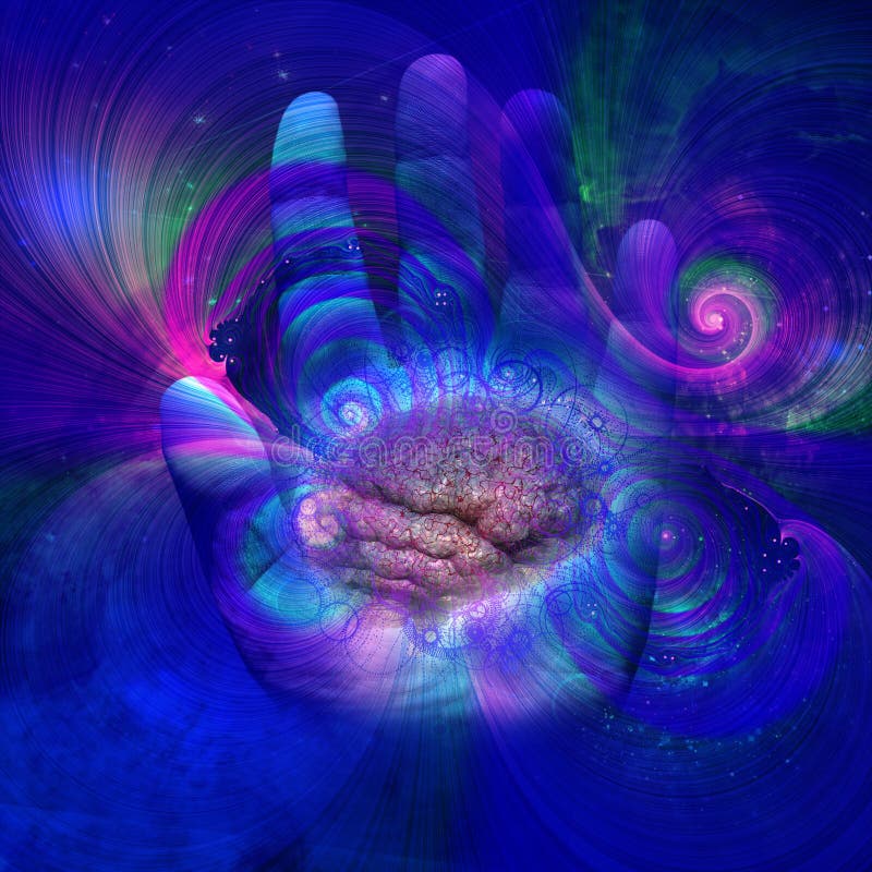 Galactic Mind stock illustration. Illustration of mysterious - 57847391