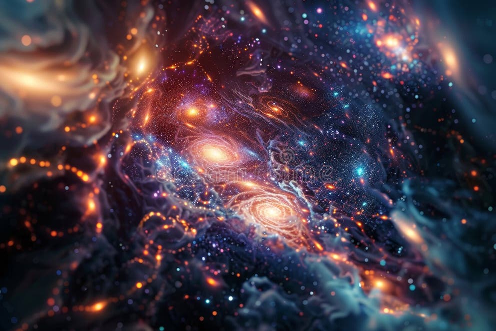 Galactic Neural Pathways a Cosmic Landscape Representing Universal ...
