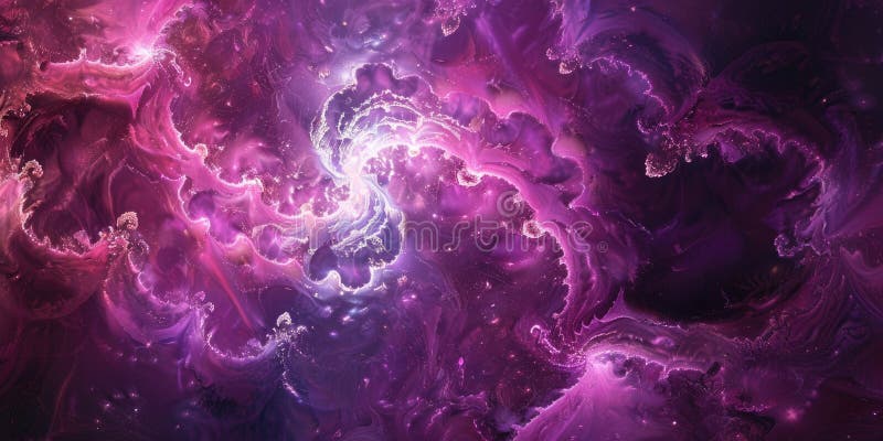 Galactic Purple Nebula Space Background with Vivid Celestial Designs ...