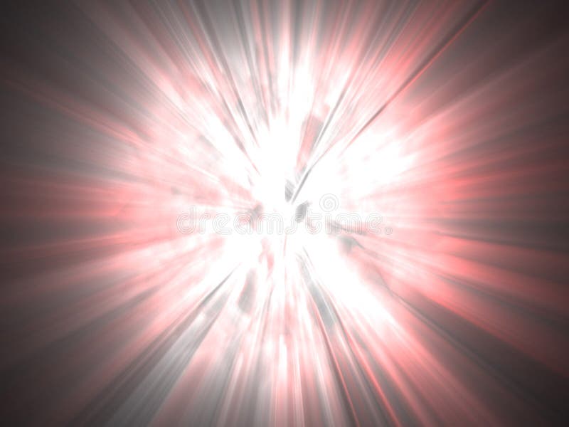 Galactic Red and White Very Bright Explosion Stock Illustration ...