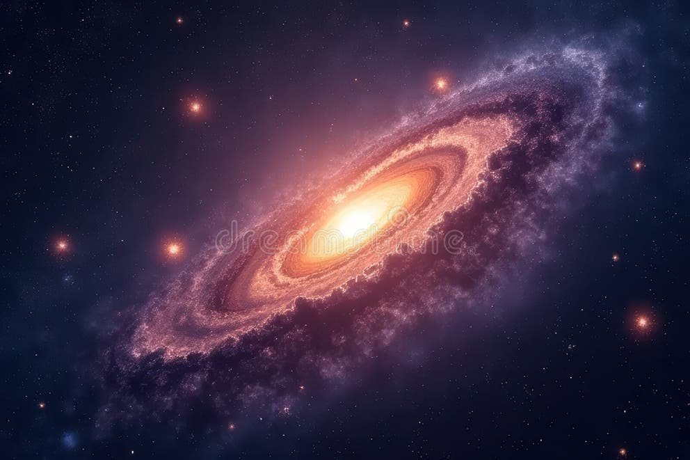 Supernova Galactic Spectrum Stock Illustration - Illustration of cycle ...