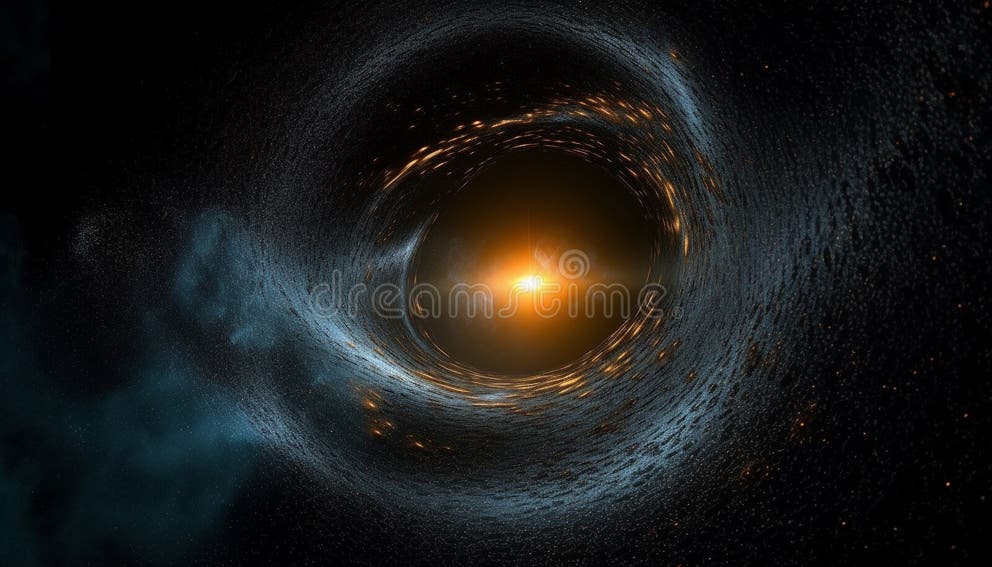 Galactic Sphere Glows in Abstract Pattern, a Futuristic Natural ...